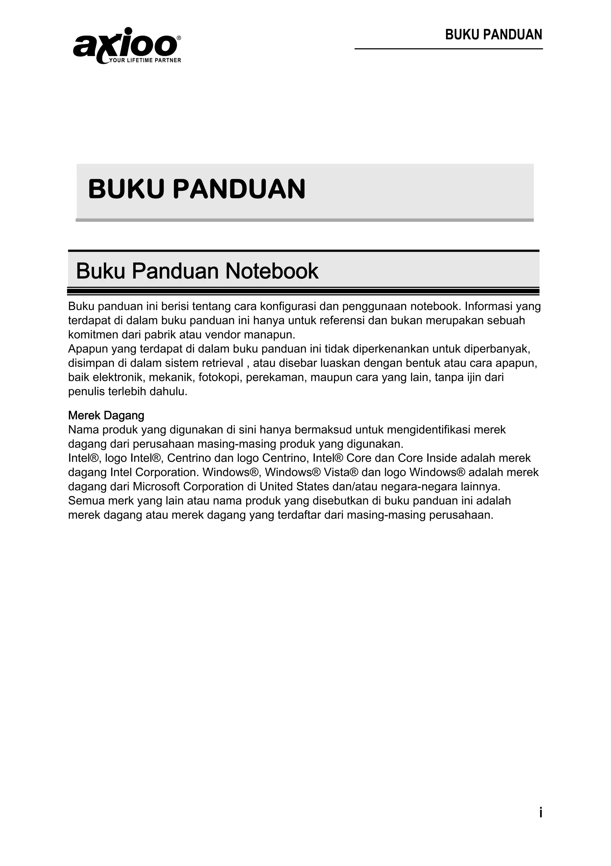 Buku panduan-axioo-pico | PDF