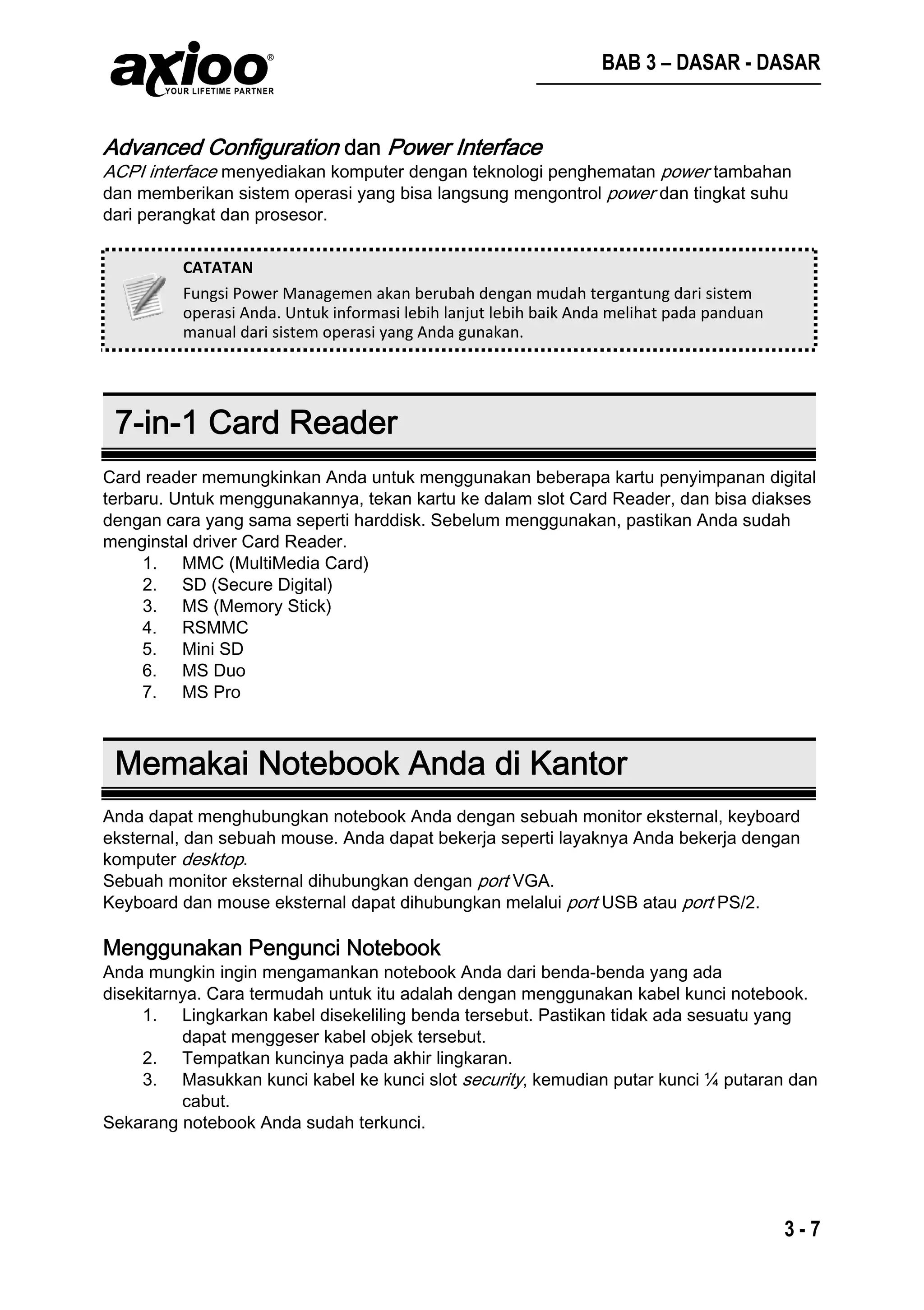 Buku panduan-axioo-pico | PDF