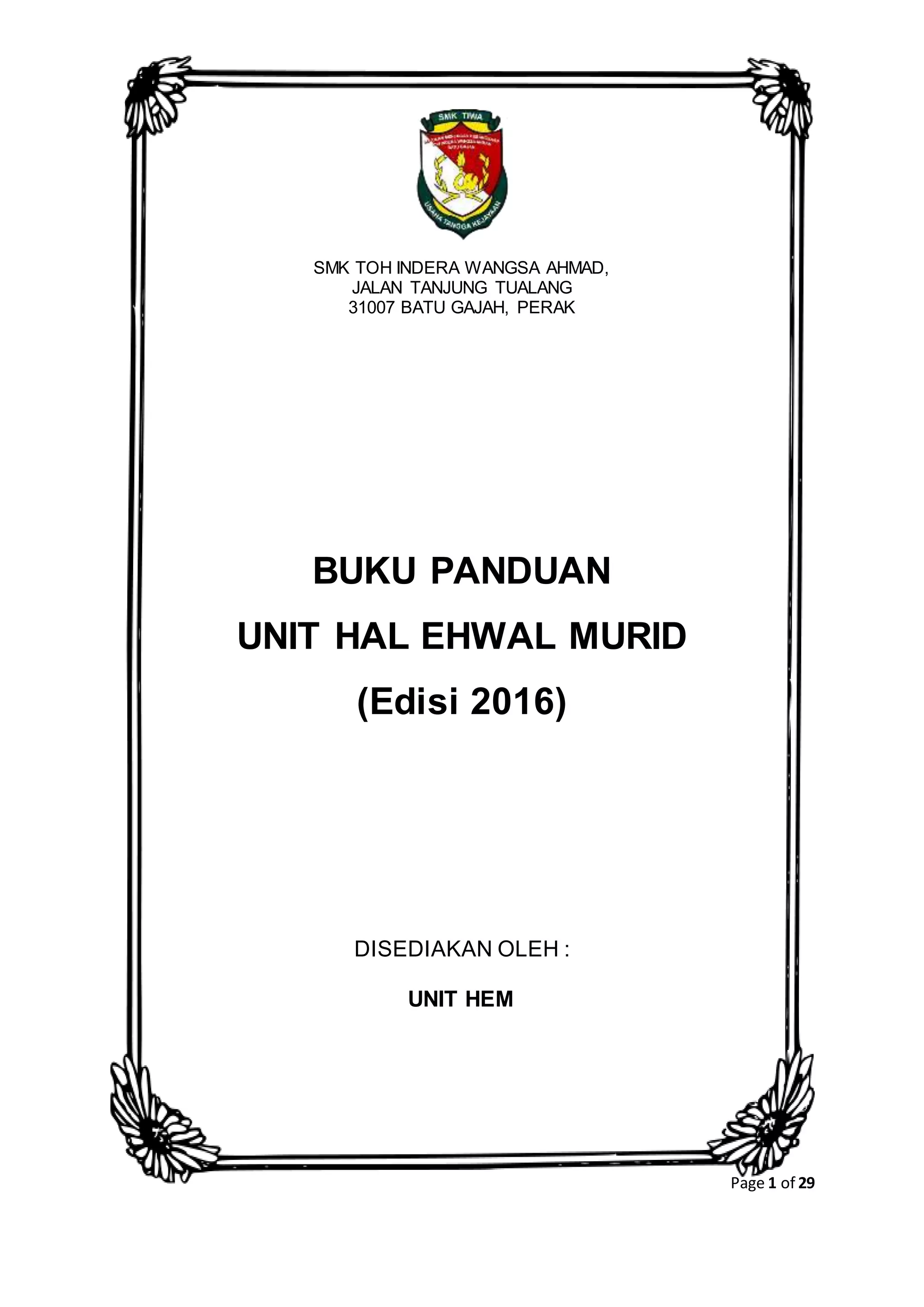 Buku Panduan-HEM-2016 | DOCX