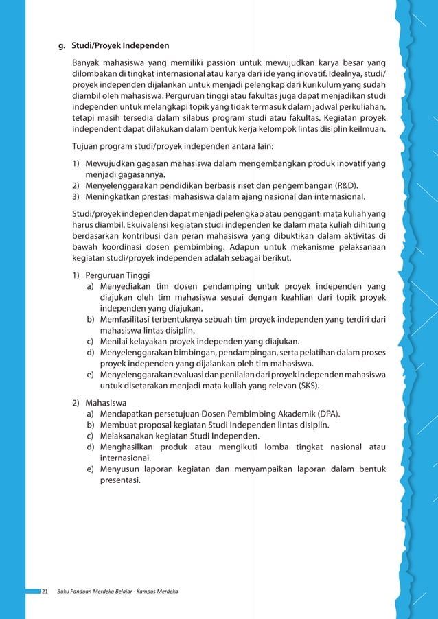 Buku panduan-merdeka-belajar-kampus-merdeka-2020 (1) | PDF