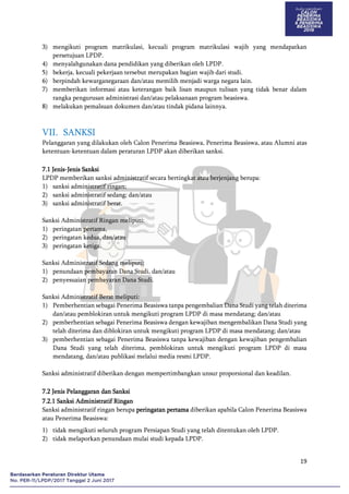 Buku panduan-penerima-beasiswa-lpdp | PDF