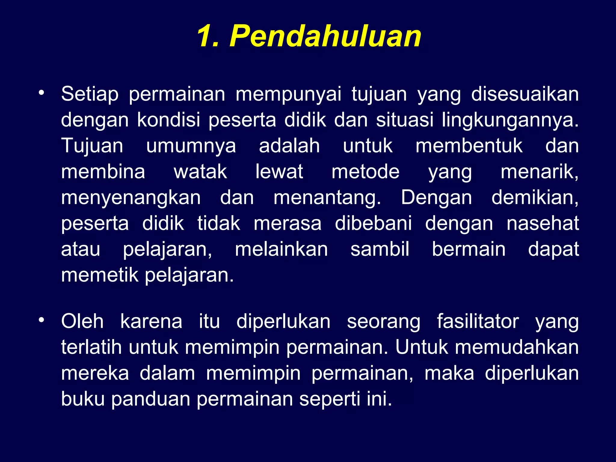 Buku panduan-permainan | PPT