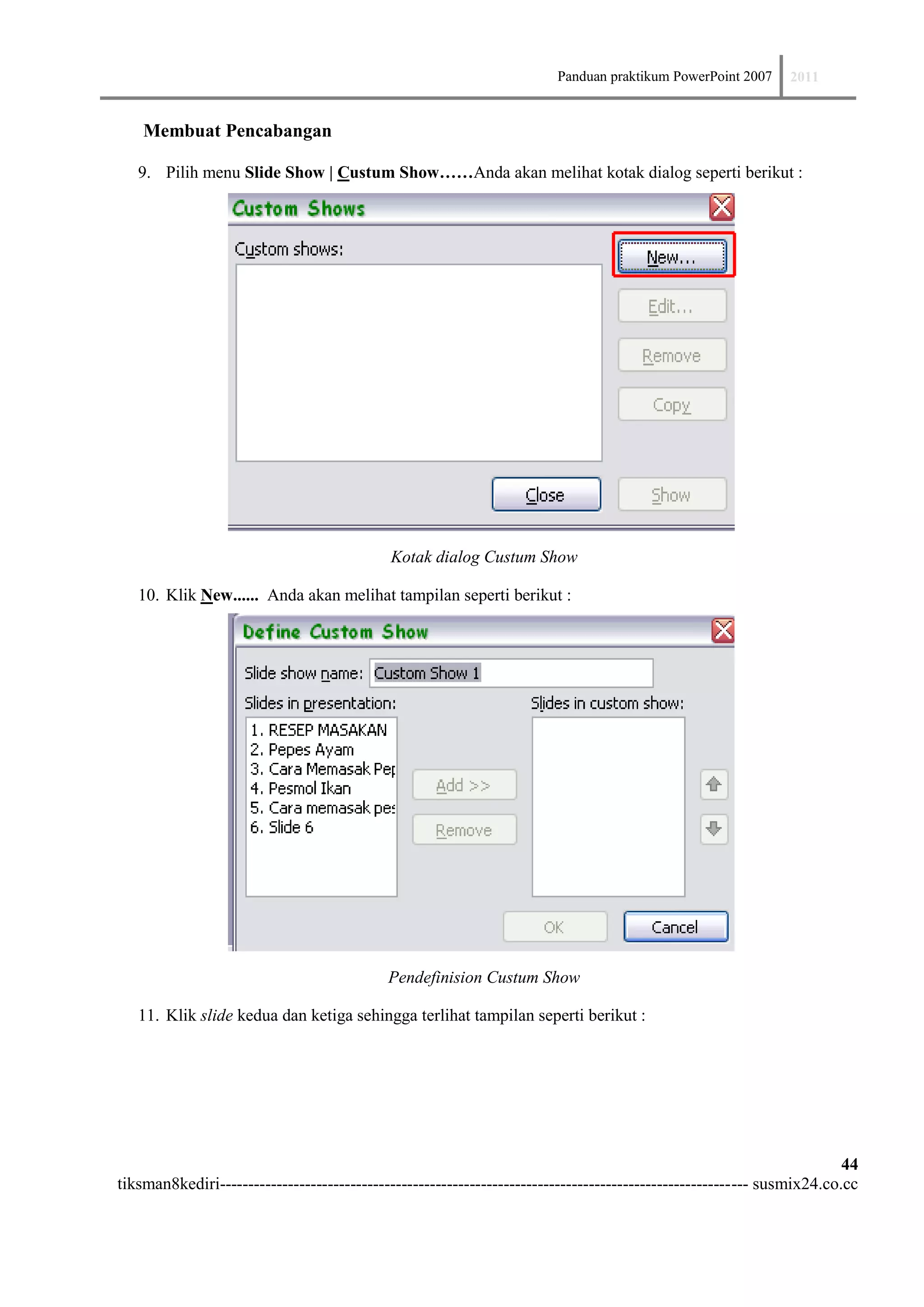 Buku panduan-praktikum-powerpoint 2007 | PDF