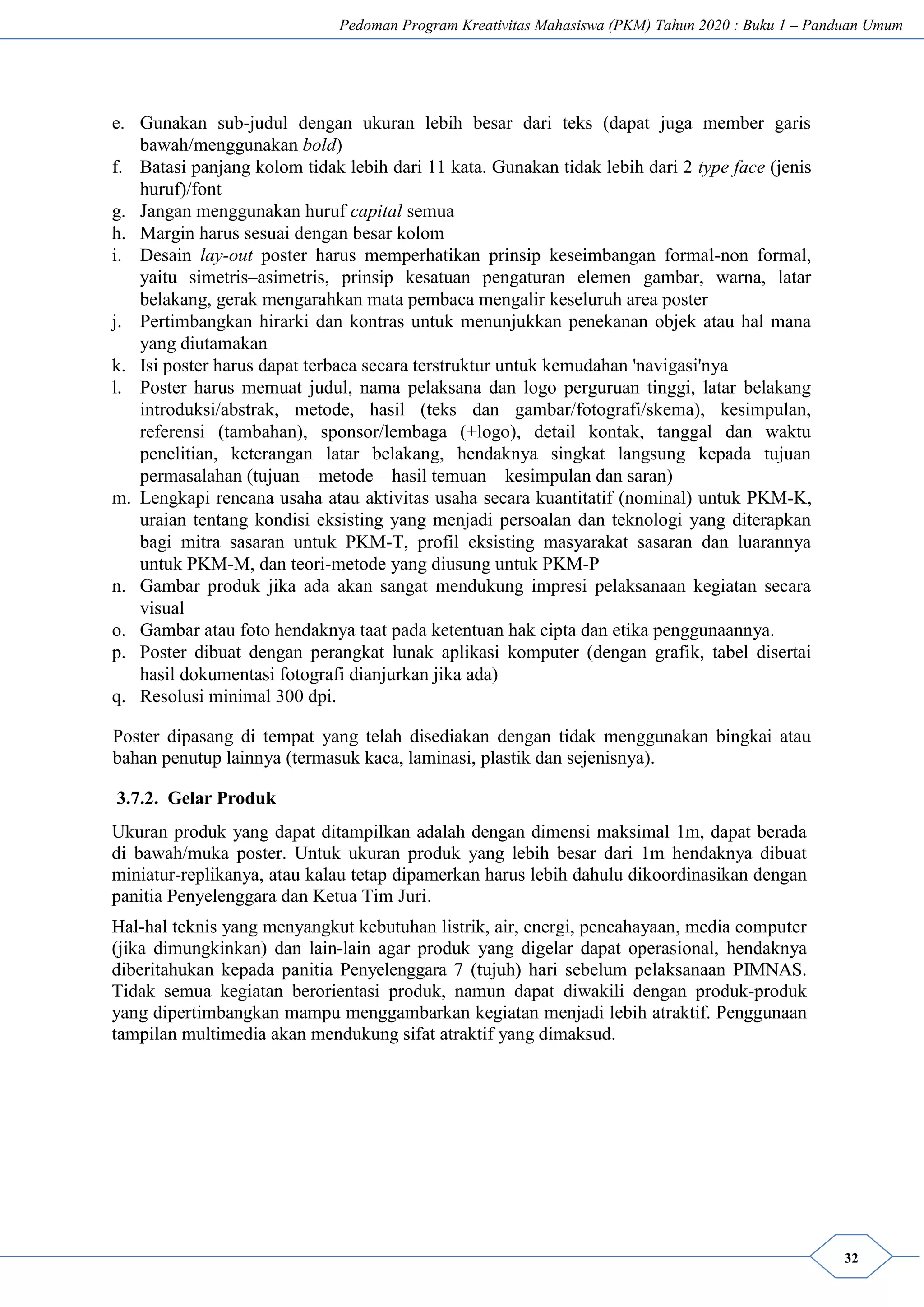 Buku pedoman-pkm-2020 | PDF