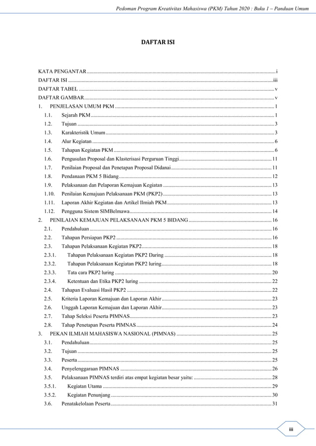 Buku pedoman-pkm-2020 | PDF