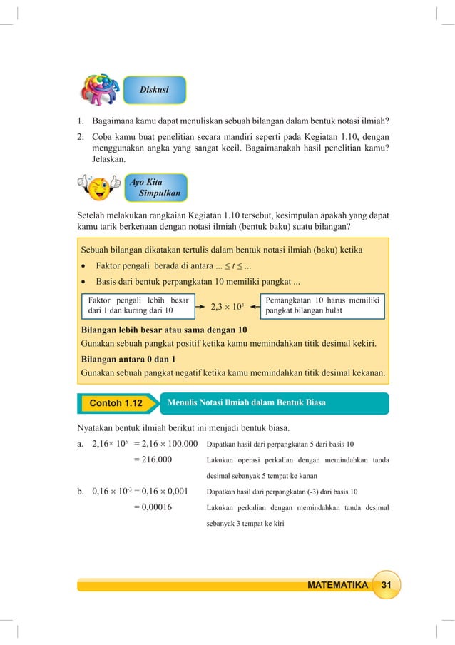 Buku Matematika SMP kelas IX Kurikulum 2013 | PDF