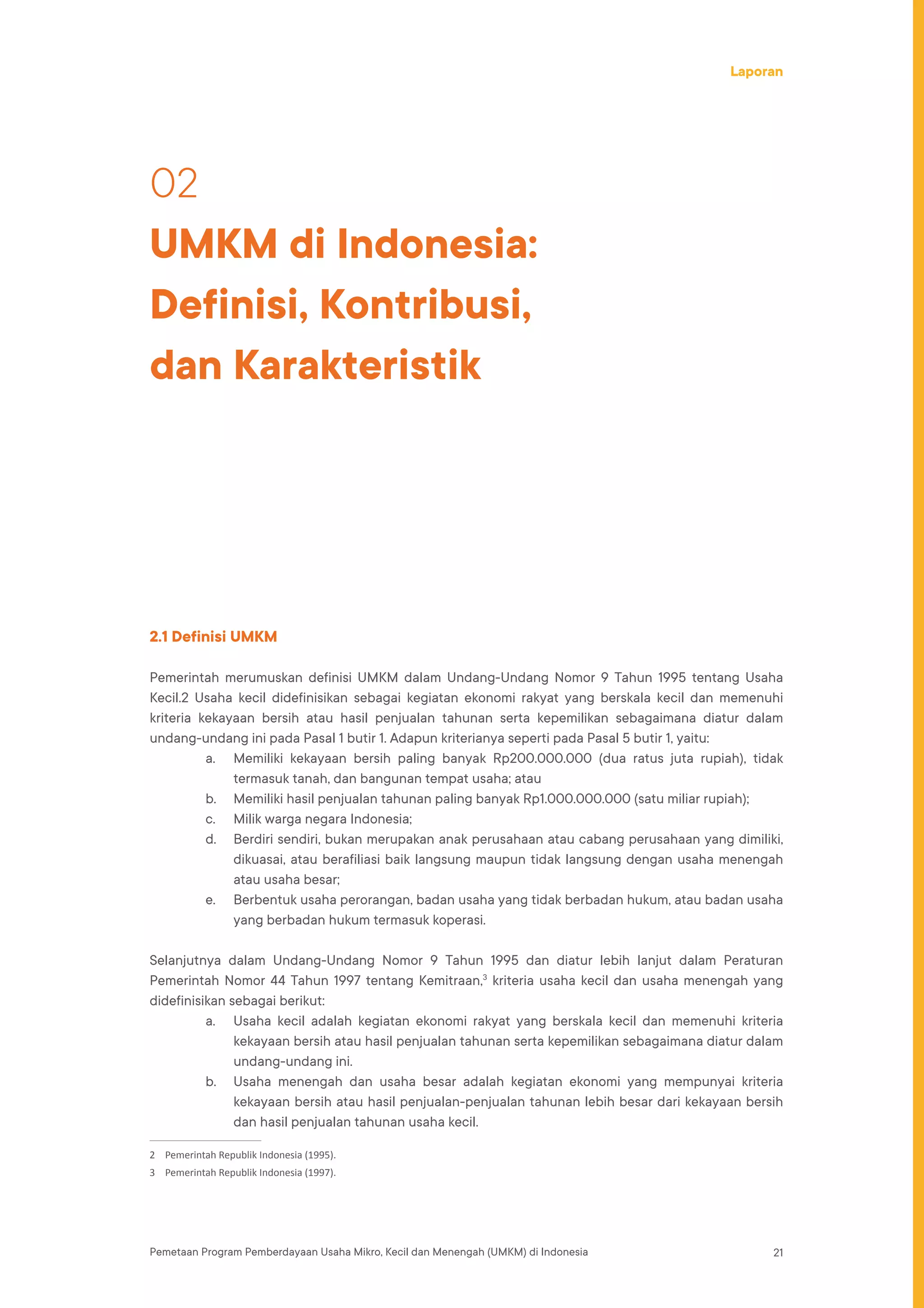 Buku-Pemetaan Program Pemberdayaan Usaha Mikro, Kecil, dan Menengah ...
