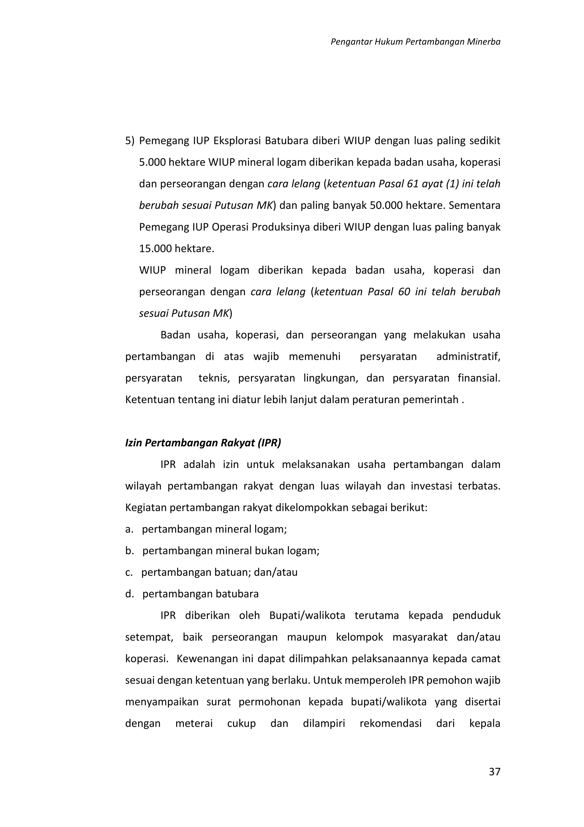 BUKU - Pengantar hukum pertambangan mineral dan batu bara (1).pdf
