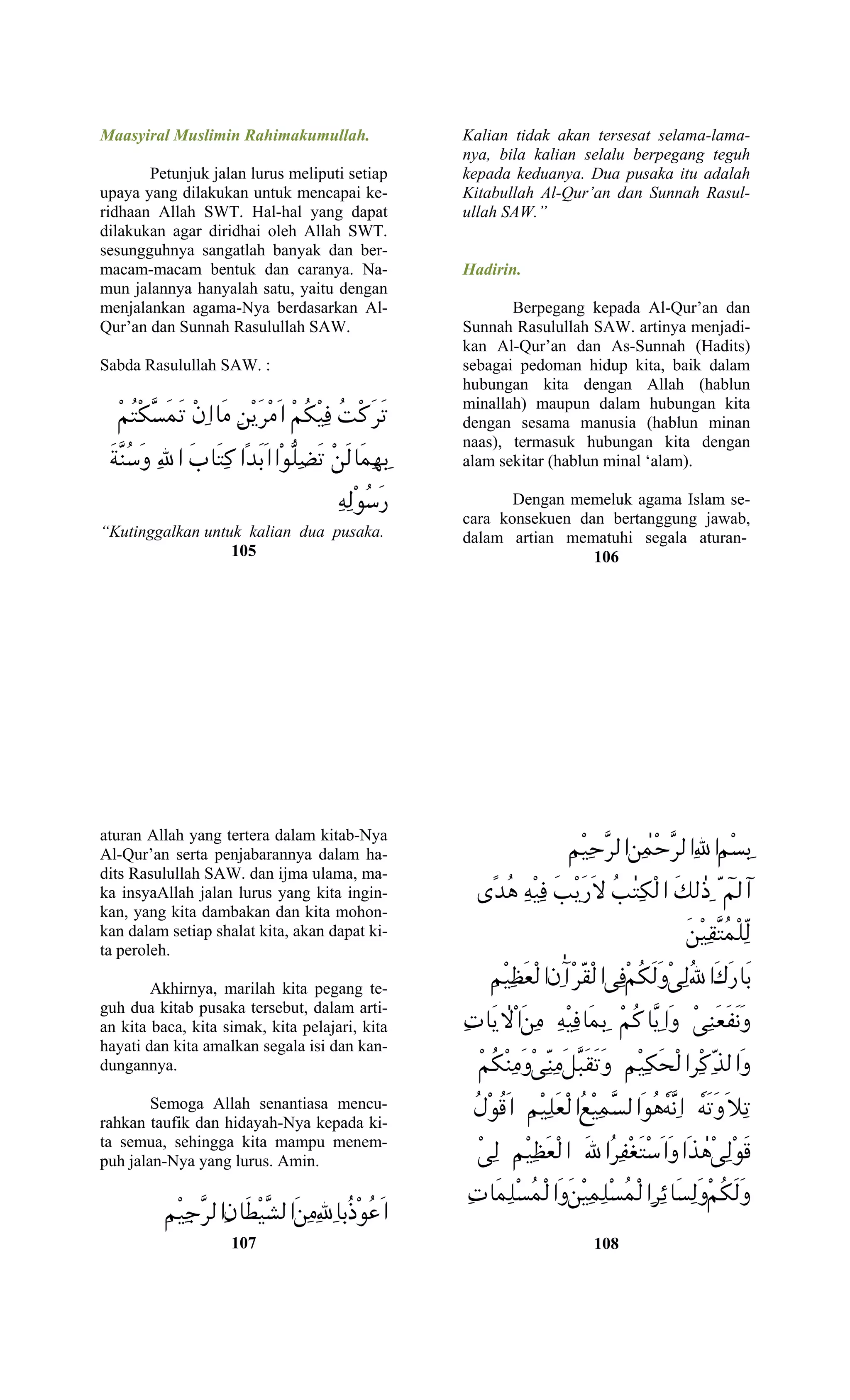 Buku saku-khutbah-jumat-pilihan2 | PDF