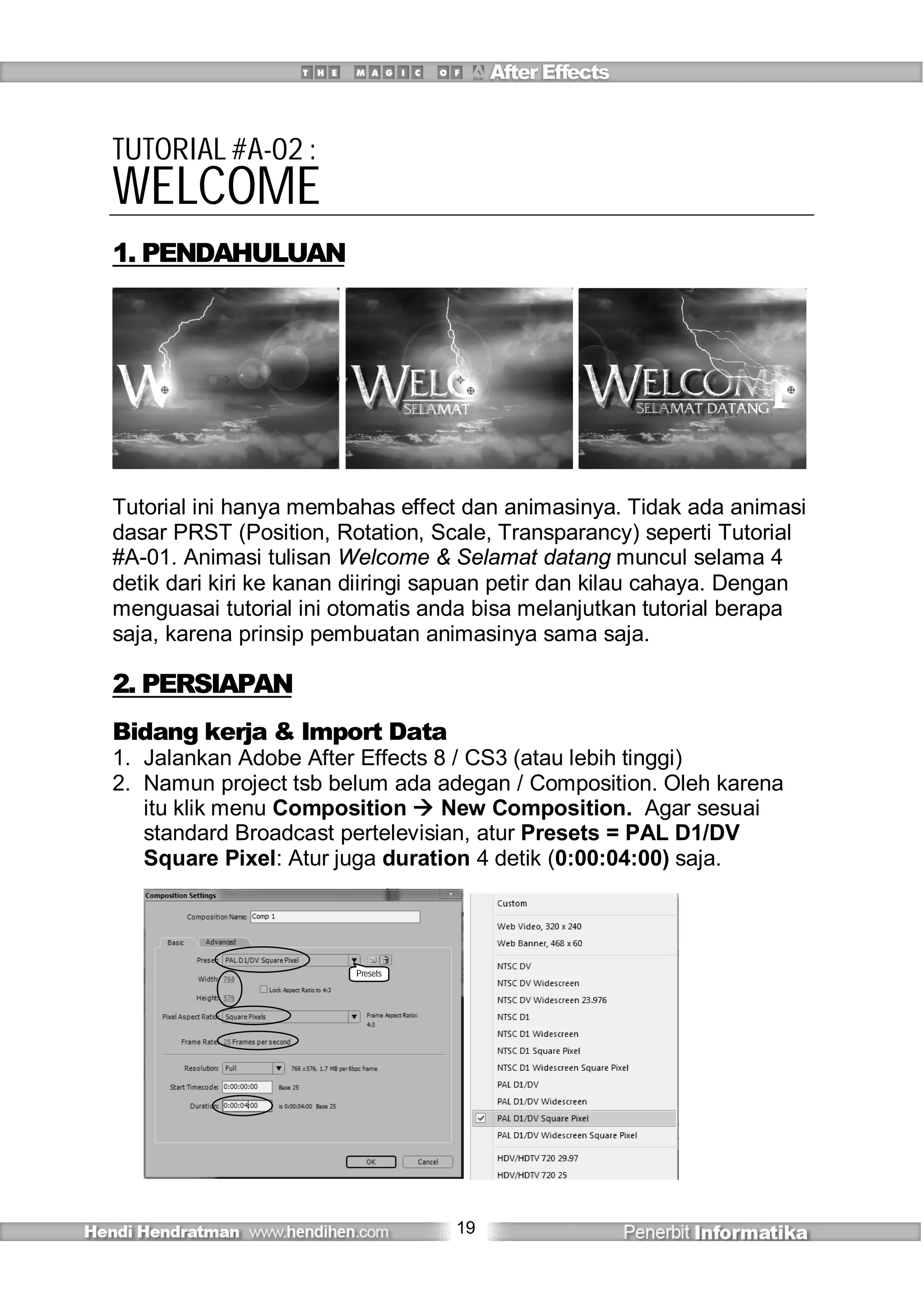 Tutorial After Effects 'The Magic of Adobe After Effects' | PDF