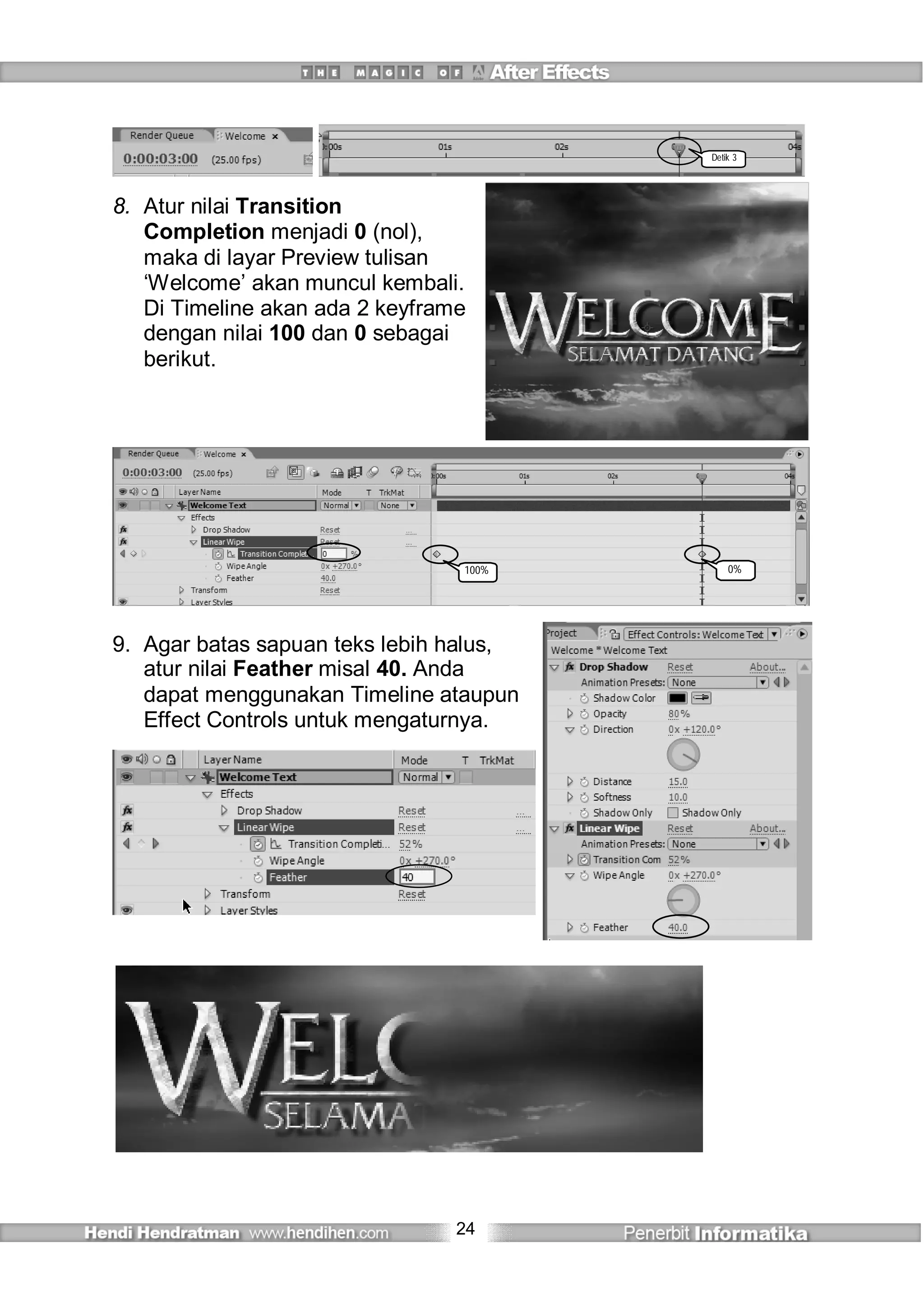 Tutorial After Effects 'The Magic of Adobe After Effects' | PDF