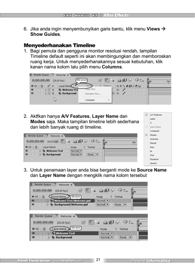 Tutorial After Effects 'The Magic of Adobe After Effects' | PDF
