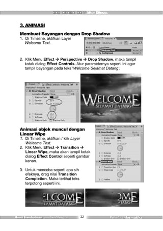 Tutorial After Effects 'The Magic of Adobe After Effects' | PDF