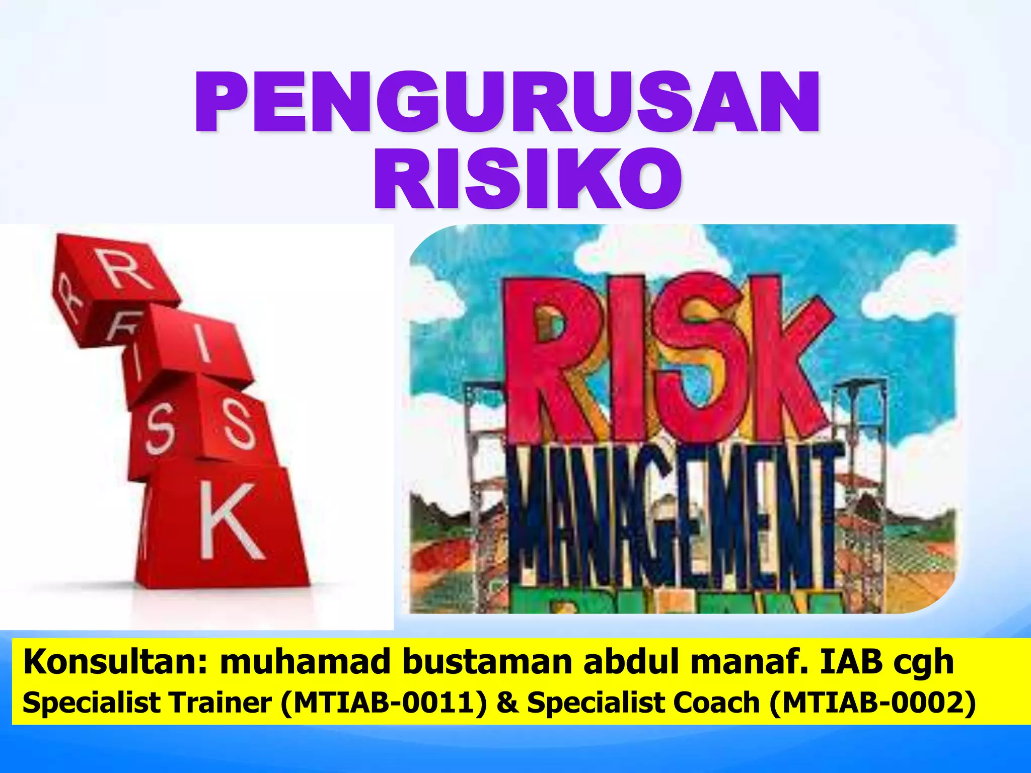 Pengurusan Risiko | PDF