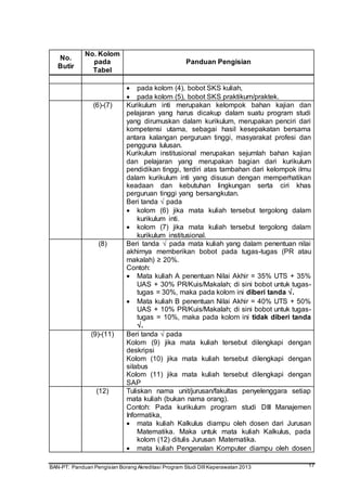 Buku 4 panduan pengisian instrumen akreditasi | DOCX