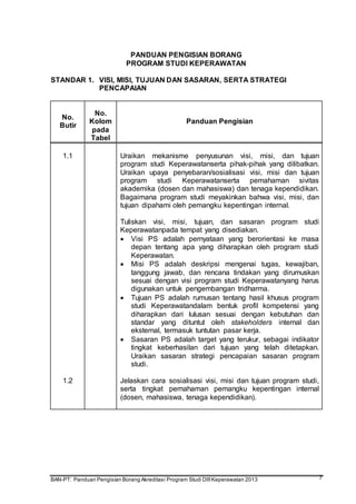 Buku 4 panduan pengisian instrumen akreditasi | DOCX