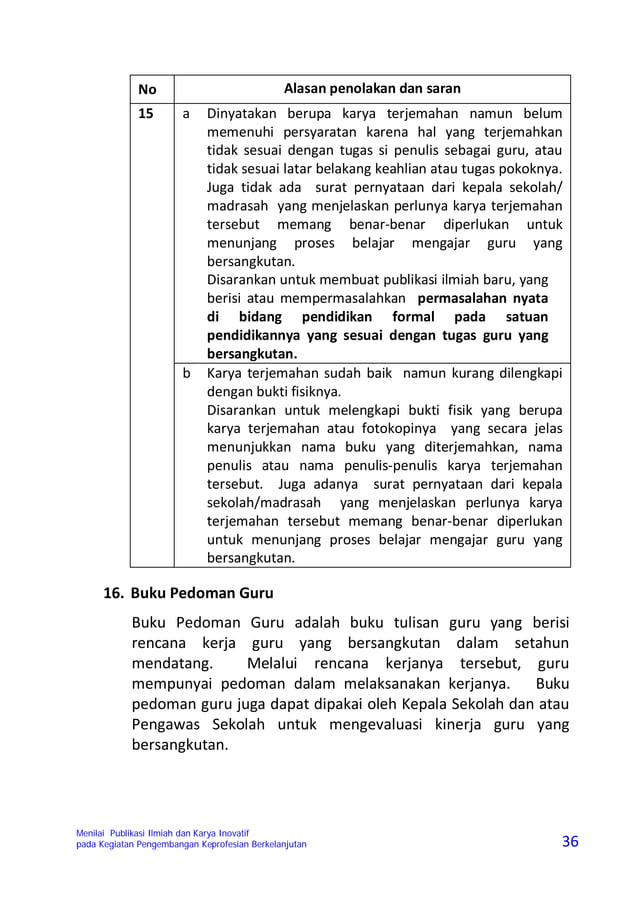 Buku 5 pedoman penilaian kegiatan pkb | PDF