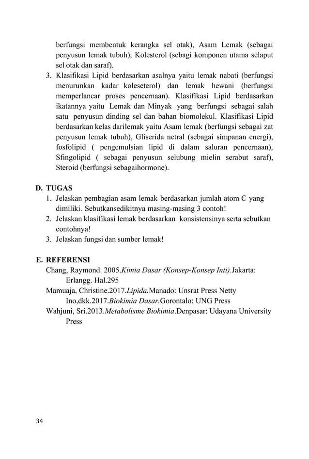 Buku Ajar Biokimia MEMPELAJARI TENTANG BIOKIMIA | PDF