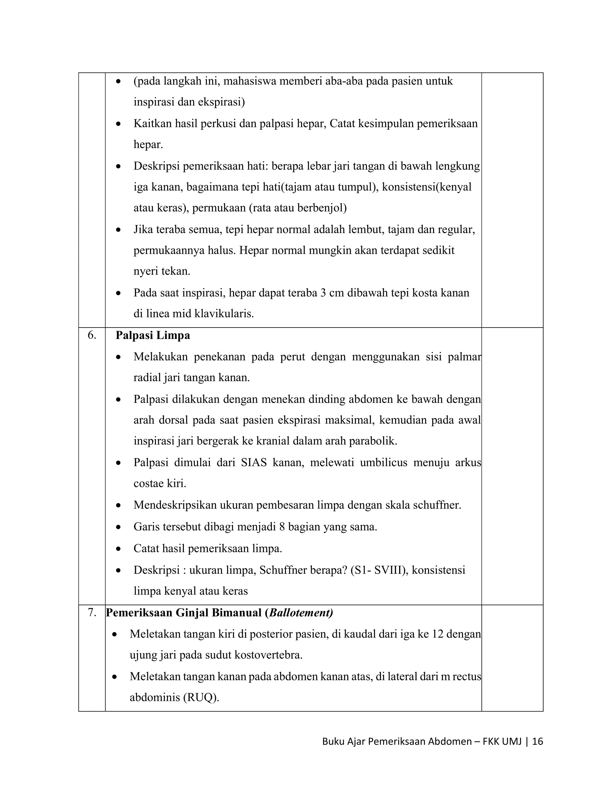pemeriksaan fisik abdomen keterampilan fisk dasar | PDF