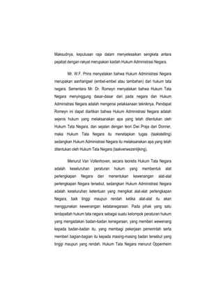 Buku ajar hukum administrasi negara | DOCX