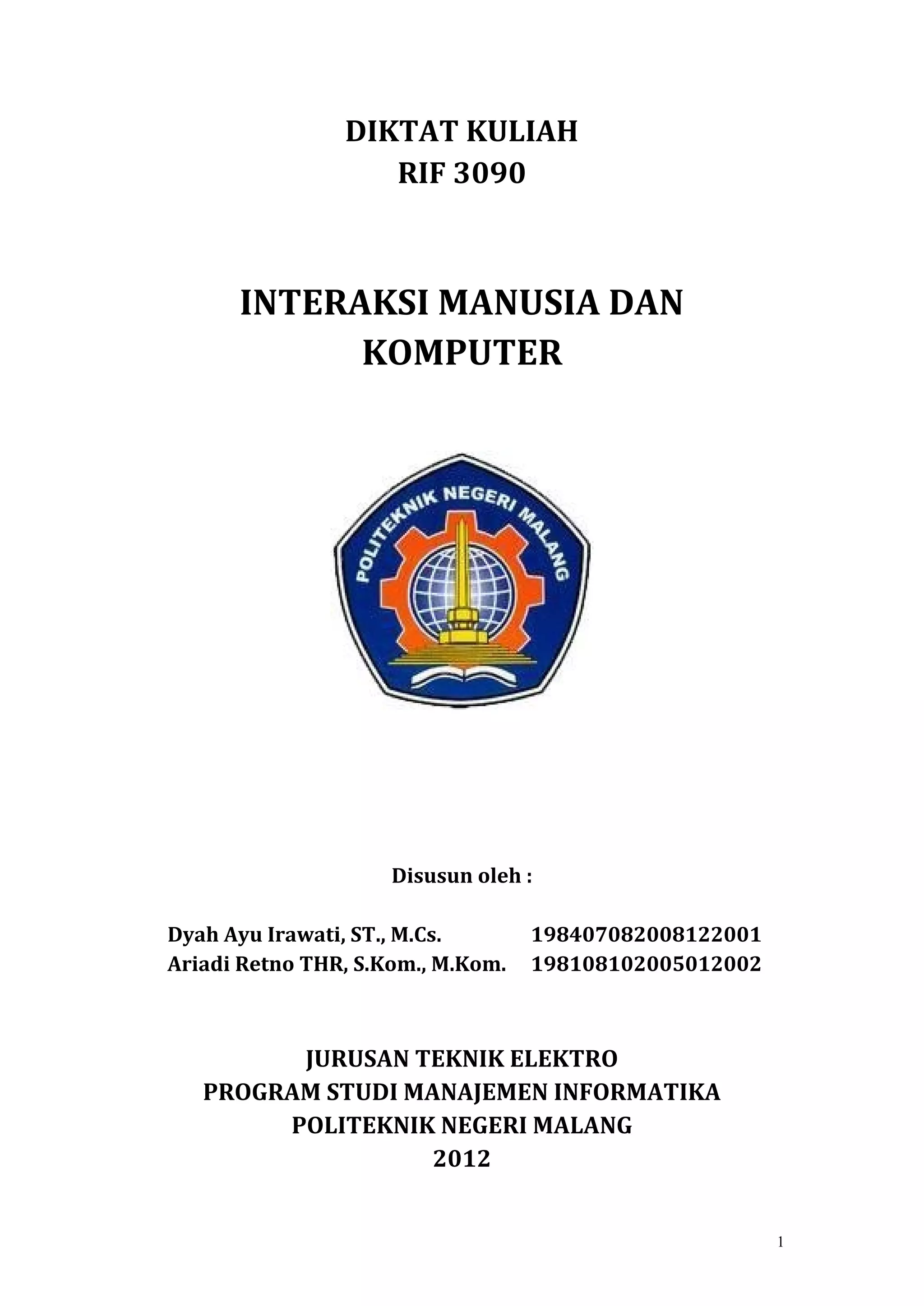 Buku ajar imk dyah ayu irawati | PDF