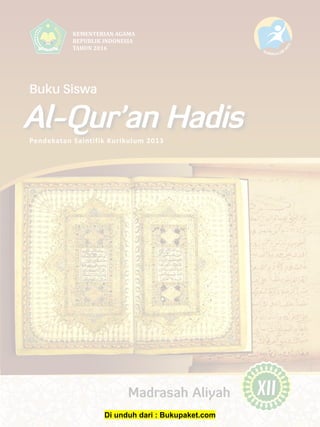 Buku al qur'an hadis kelas 12-terkunci | PDF