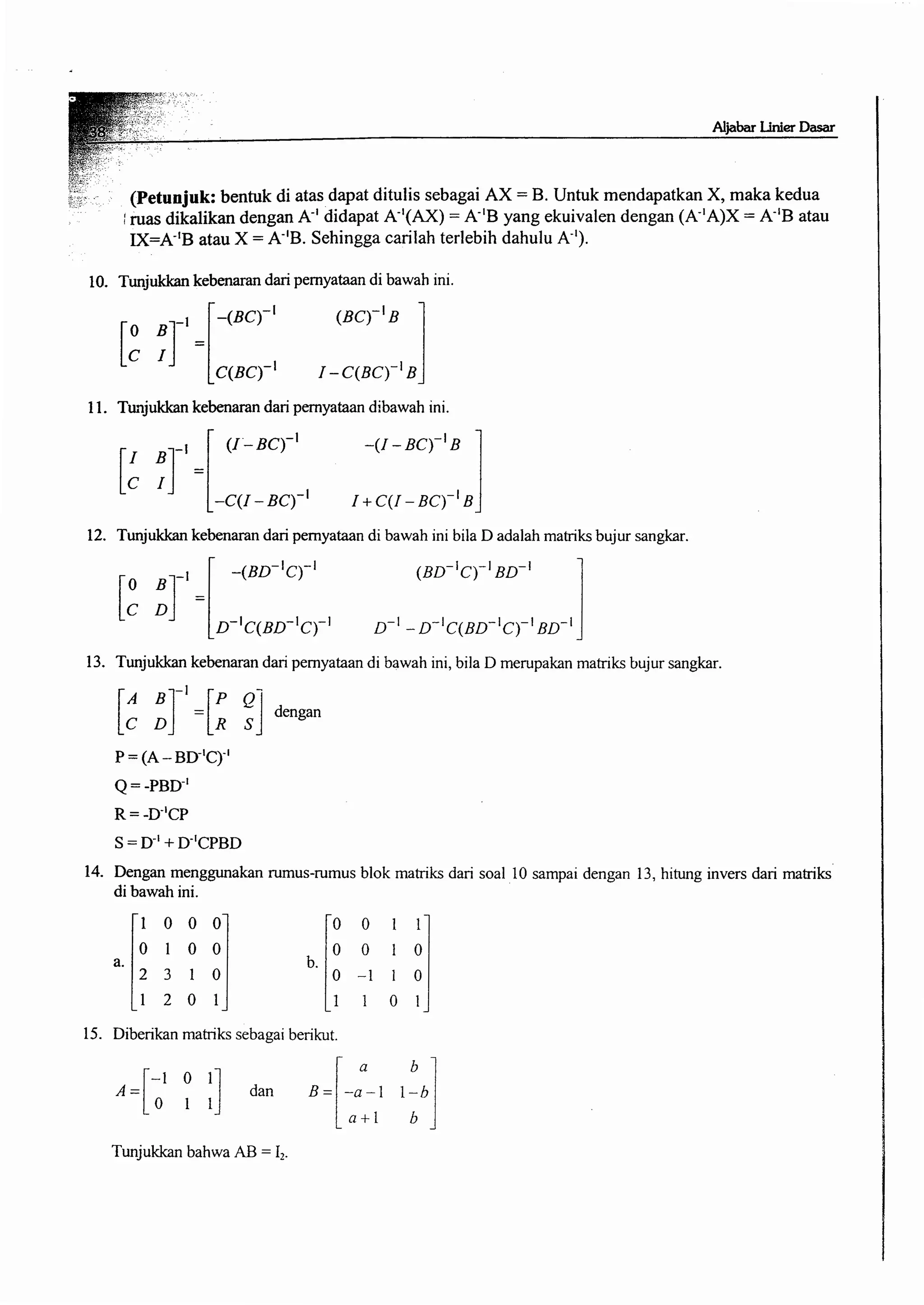 Buku Aljabar Linear Dasar Pdf 