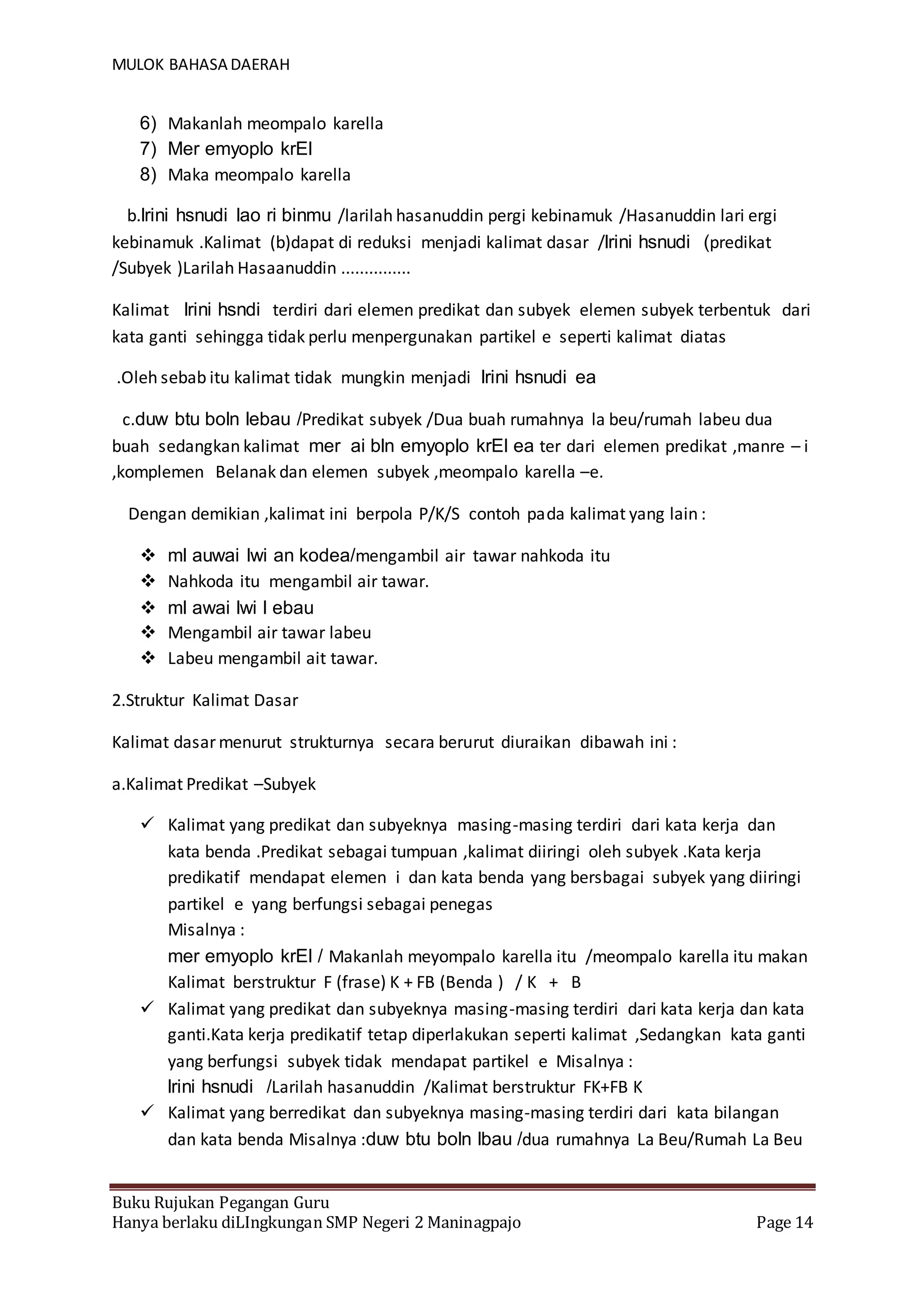 Bukubahanajarmulokbidangstudibahasadaerah 170811071446 | PDF