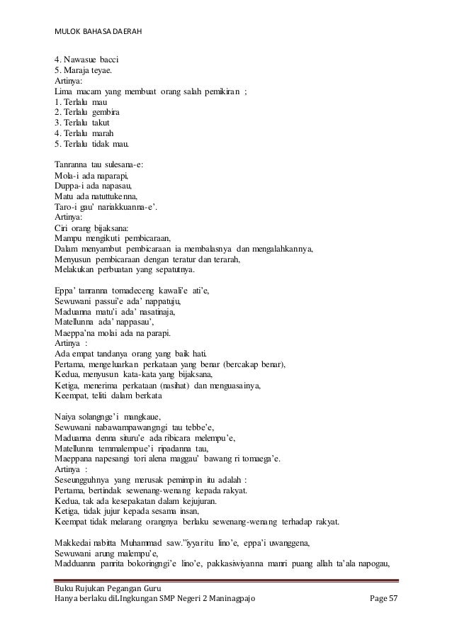 Download Buku Bahasa Daerah Makassar Kelas 5 Sd