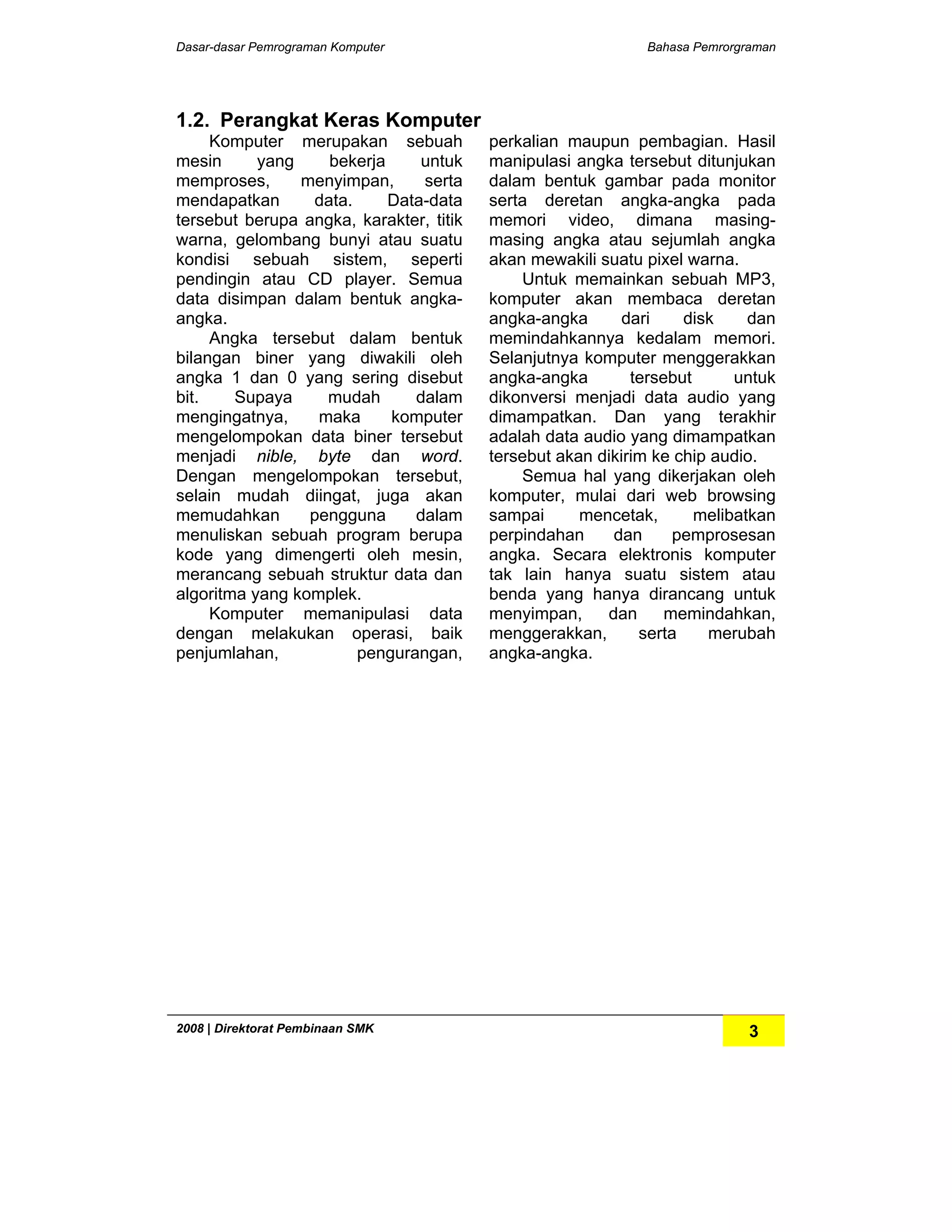 Buku bahasa pemrograman lengkap | PDF