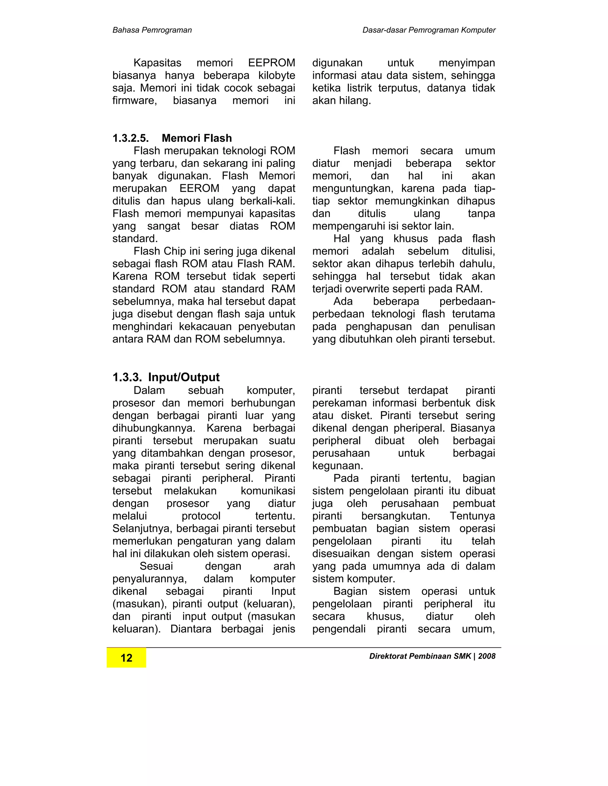 Buku bahasa pemrograman lengkap | PDF