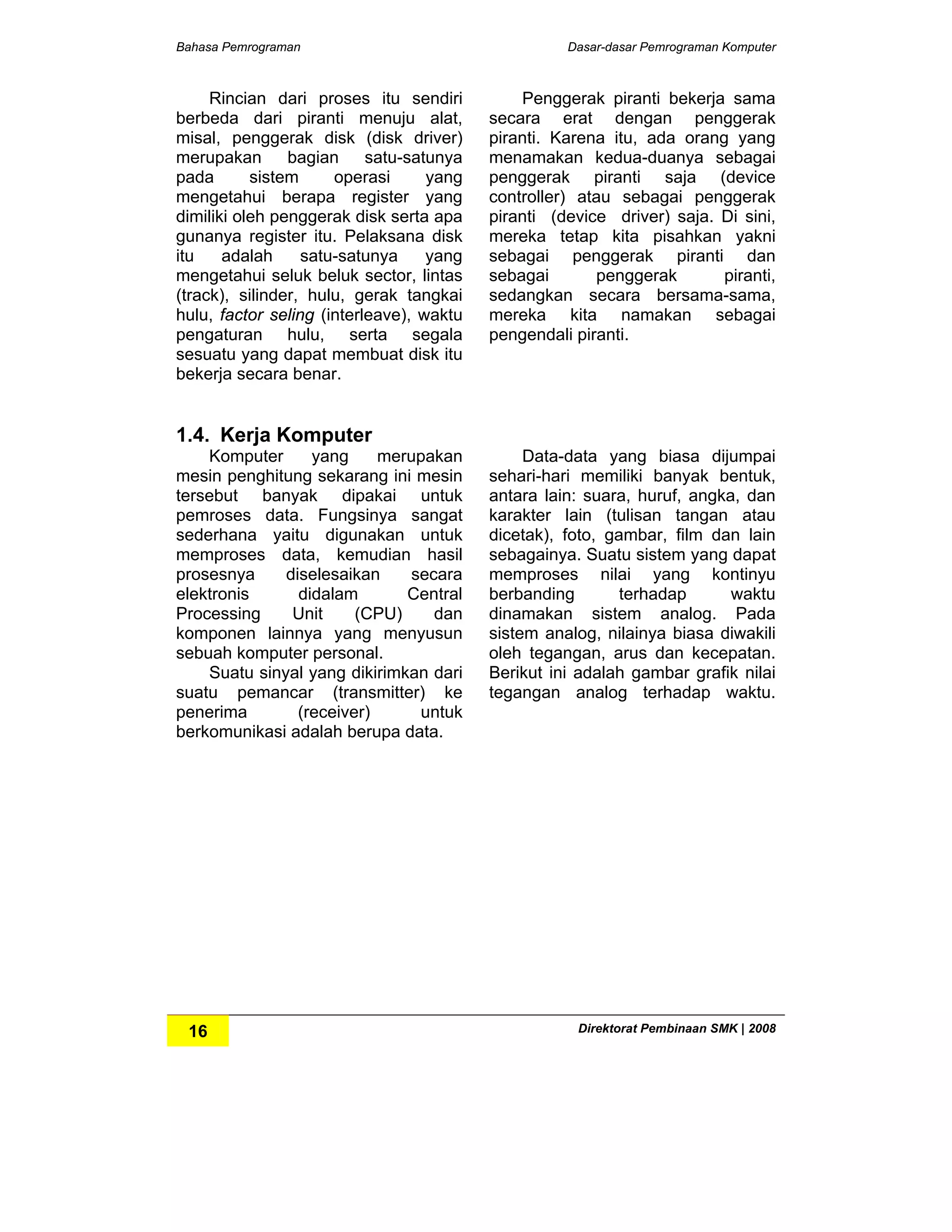 Buku bahasa pemrograman lengkap | PDF