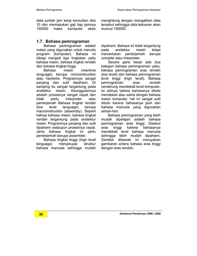 Buku bahasa pemrograman lengkap | PDF