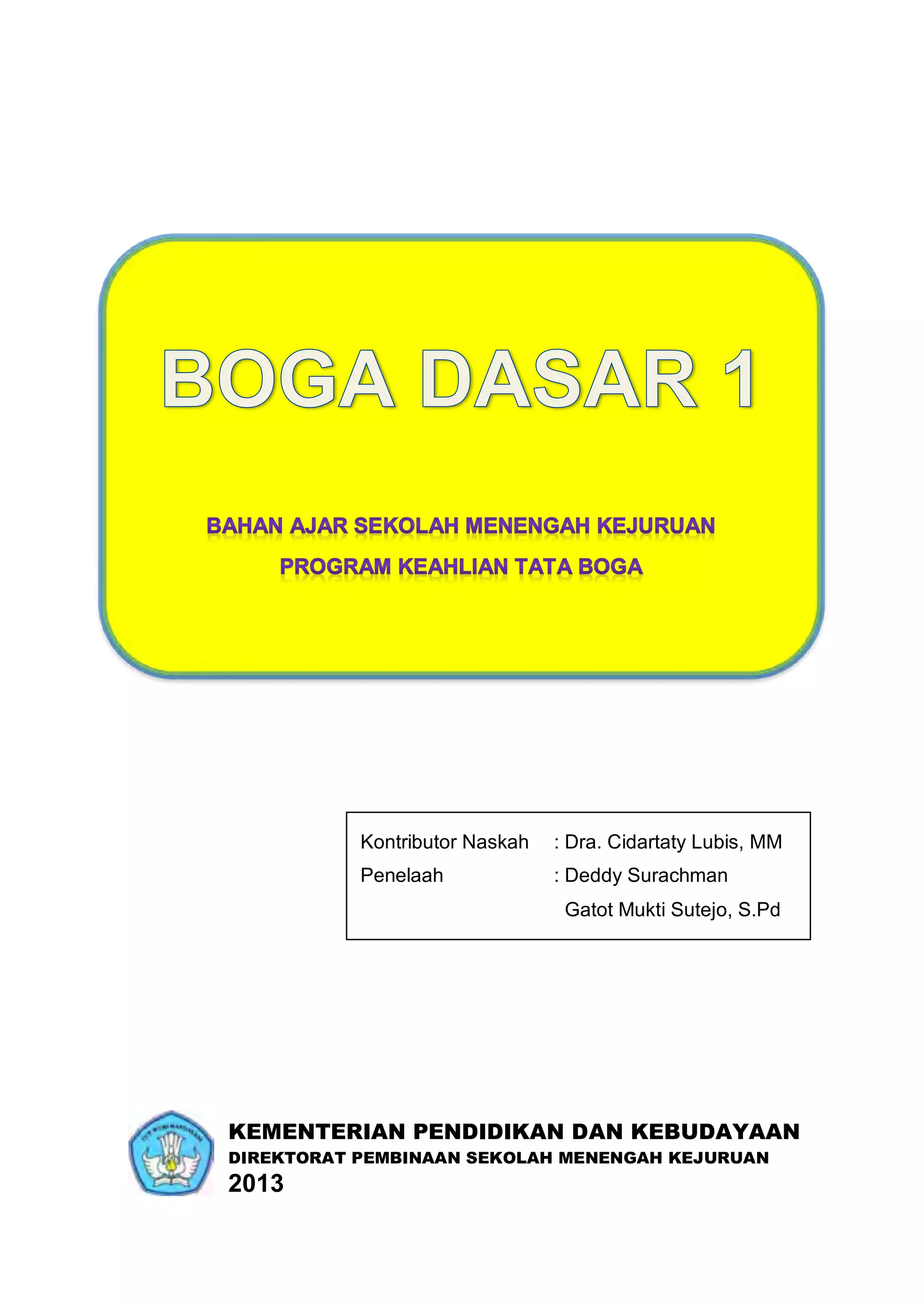Buku boga dasar 1 | PDF