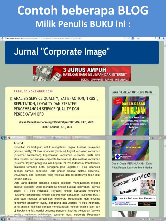 Buku "Cara Praktis Membuat Blog SPEKTAKULER" | PDF