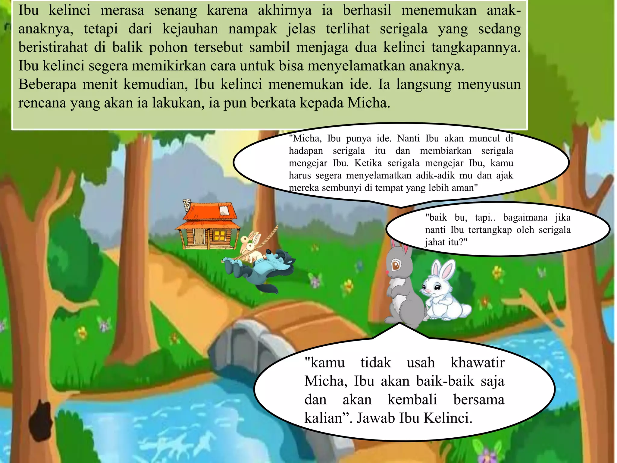 Buku Cerita Anak Serigala dan Keluarga Kelinci | PPT