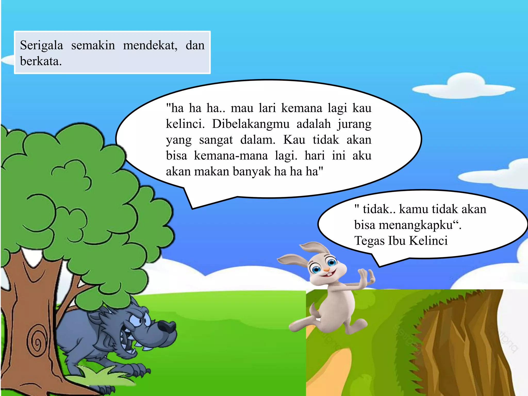 Buku Cerita Anak Serigala dan Keluarga Kelinci | PPT