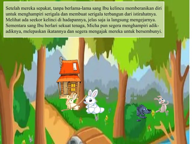 Buku Cerita Anak Serigala dan Keluarga Kelinci | PPT