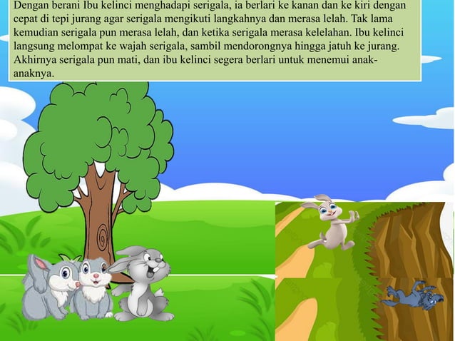 Buku Cerita Anak Serigala dan Keluarga Kelinci | PPT