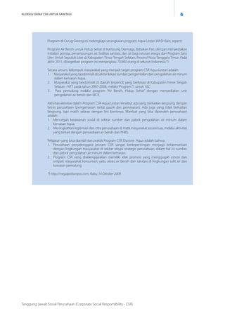 Tanggung Jawab Sosial Perusahaan (Corporate Social Responsibility -CSR ...