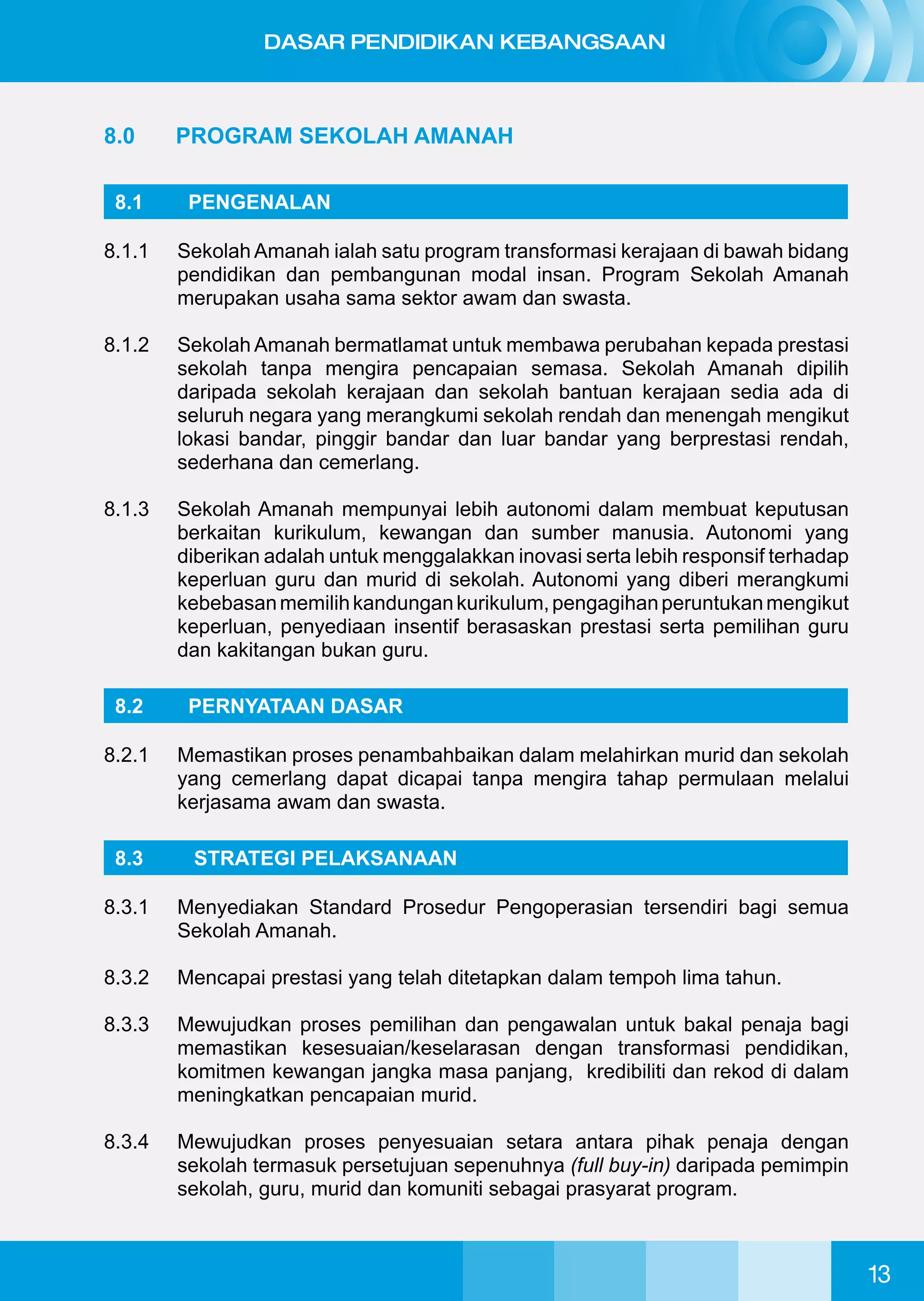 Buku dasar pendidikan kebangsaan | PDF