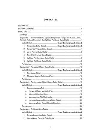 Buku digital (e pub) | PDF