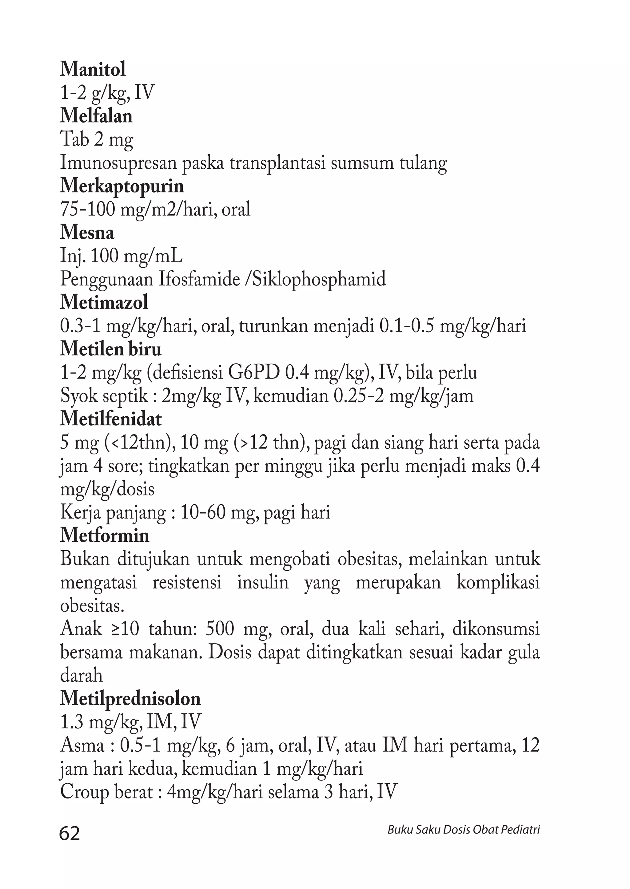 Buku dosis obat anak | PDF