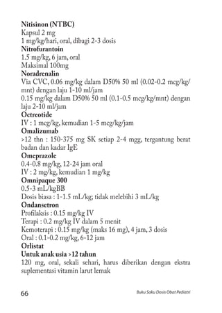 Buku dosis obat anak | PDF