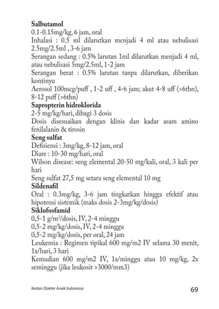 Buku dosis obat anak | PDF