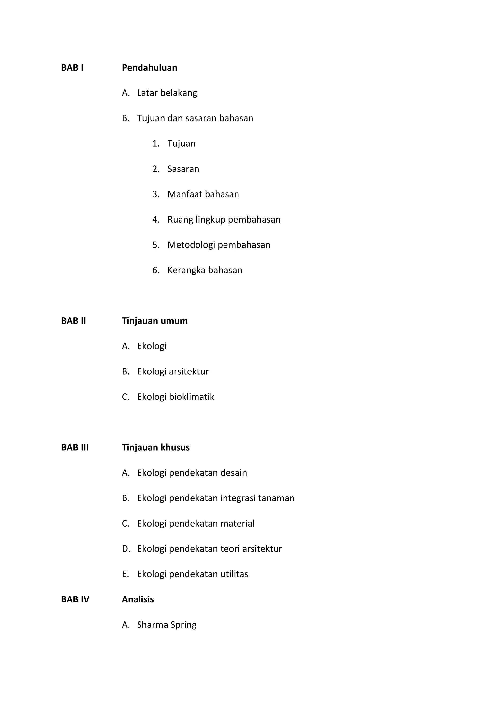 Buku ekologi arsitektur | DOC