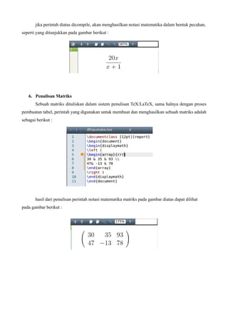 Buku elektronik latex_menggunakan_tex_maker | PDF