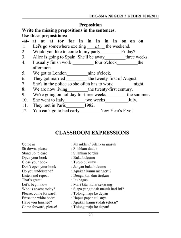 Buku english modul-for-sma | PDF