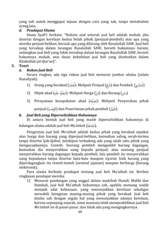 FIQIH KELAS 10 LENGKAP | PDF