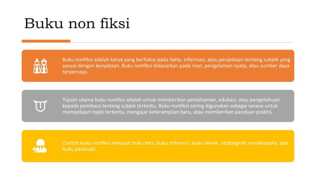 Buku fiksi dan non fiksi bahasa indonesia.pptx